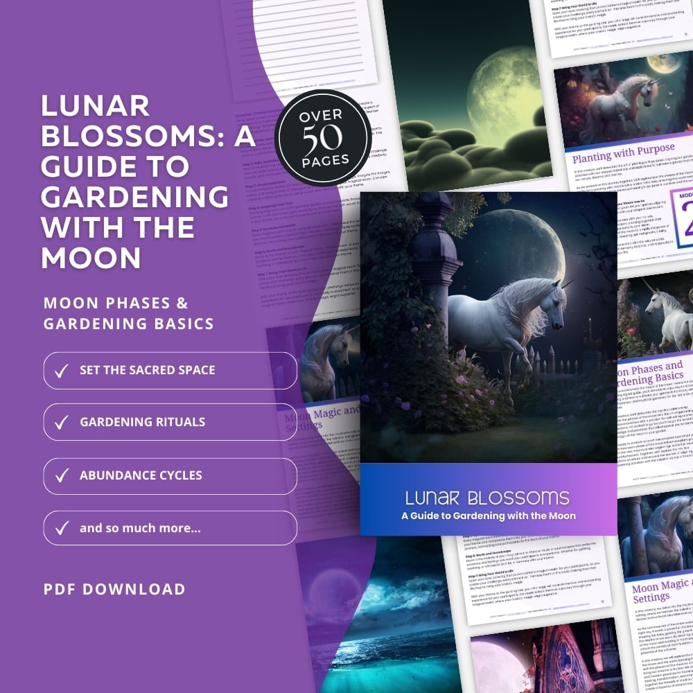 Lunar Blossoms: A Guide to Gardening with the Moon