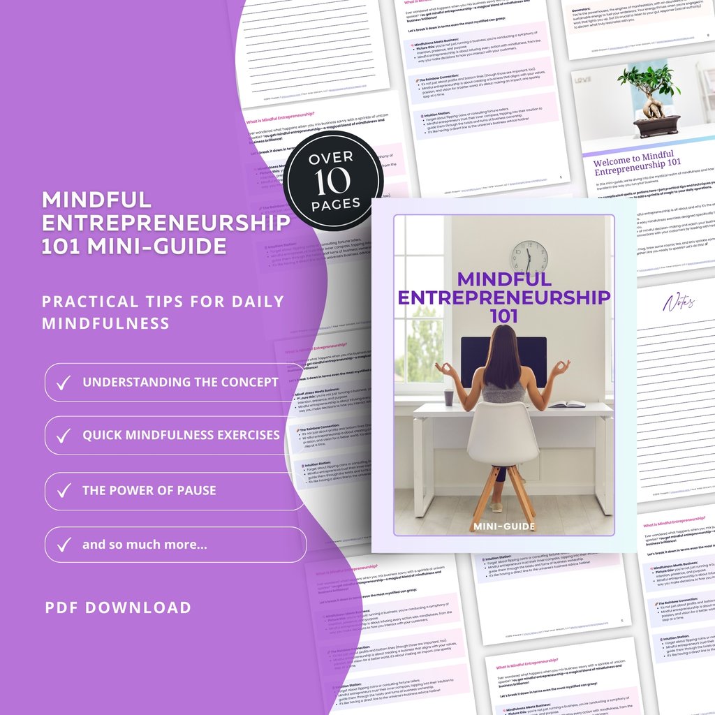 Mindful Entrepreneurship 101 Mini-Guide