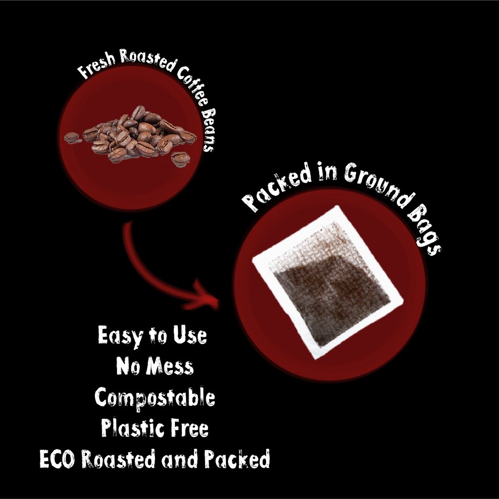 Strong Coffee To Wake The Dead 50 Brew Bags – Wake The Dead Coffee