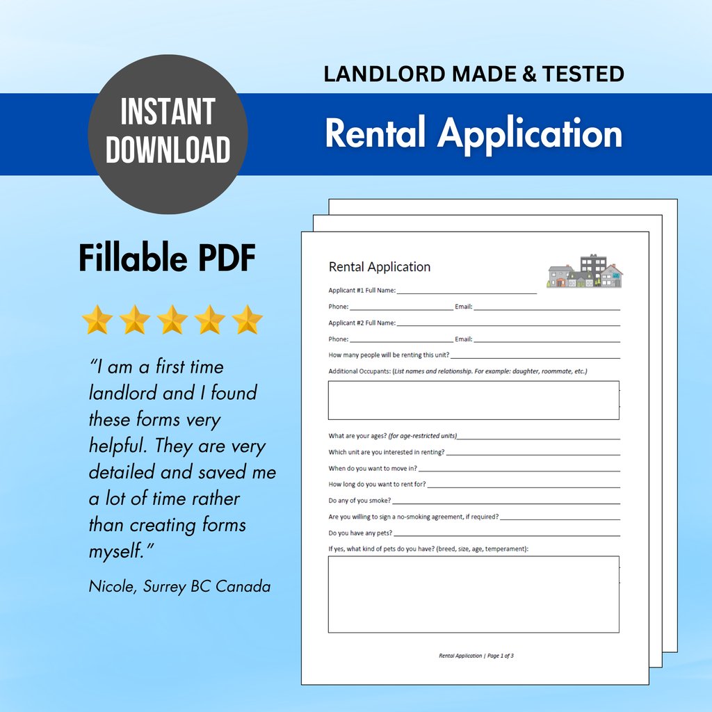Rental Forms | TenantsBC
