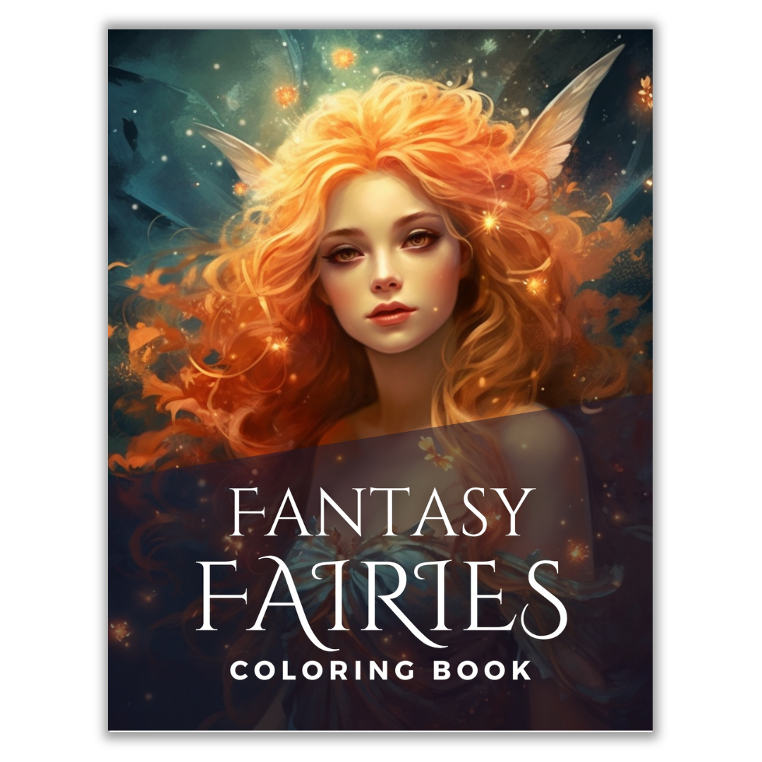 Fantasy Fairies 31-Page Coloring Book