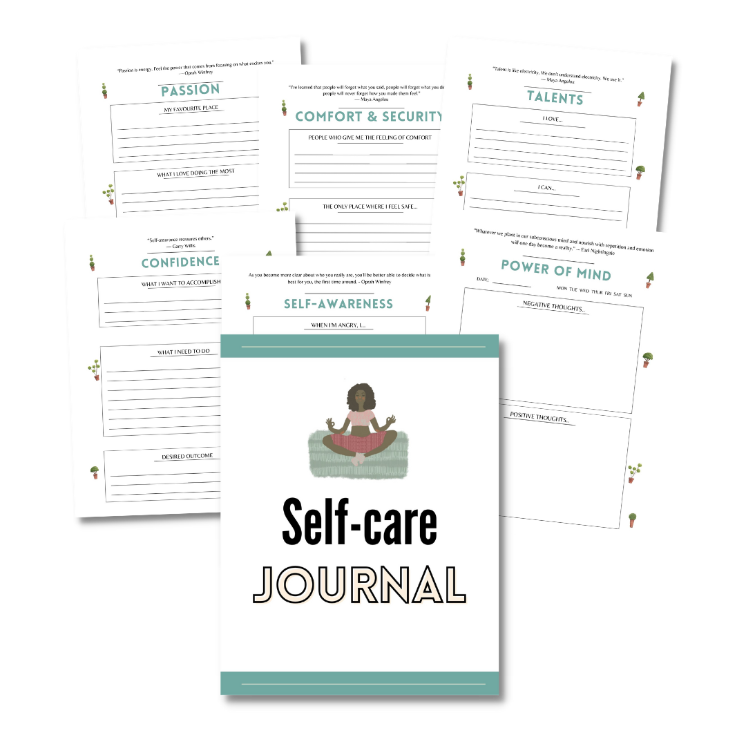 SELF-CARE JOURNAL | PRINTABLE AND EDITABLE | PLR – Quiet Creators Hub