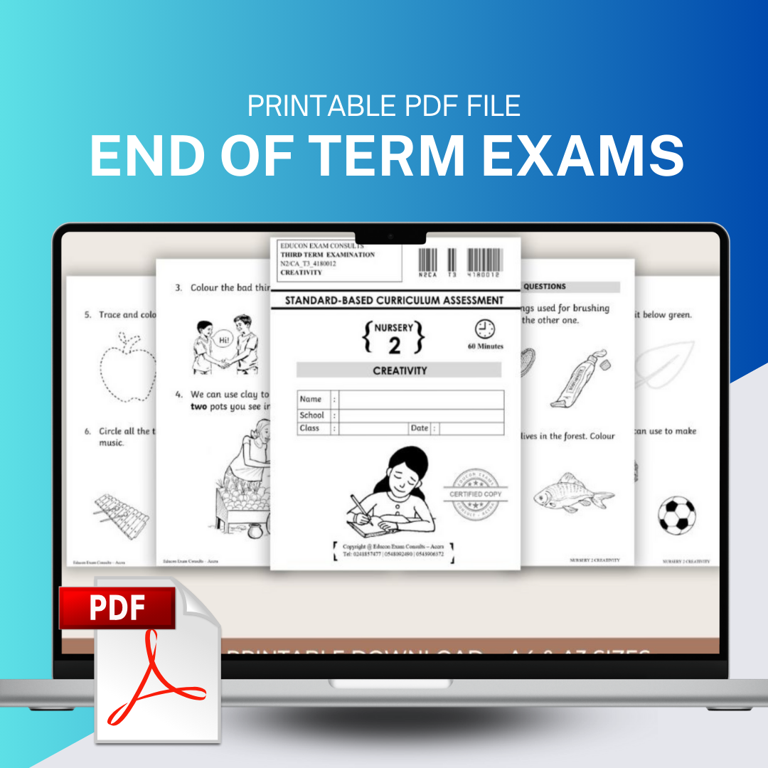 Nursery End of Term 1 OWOP Question Paper (PDF)
