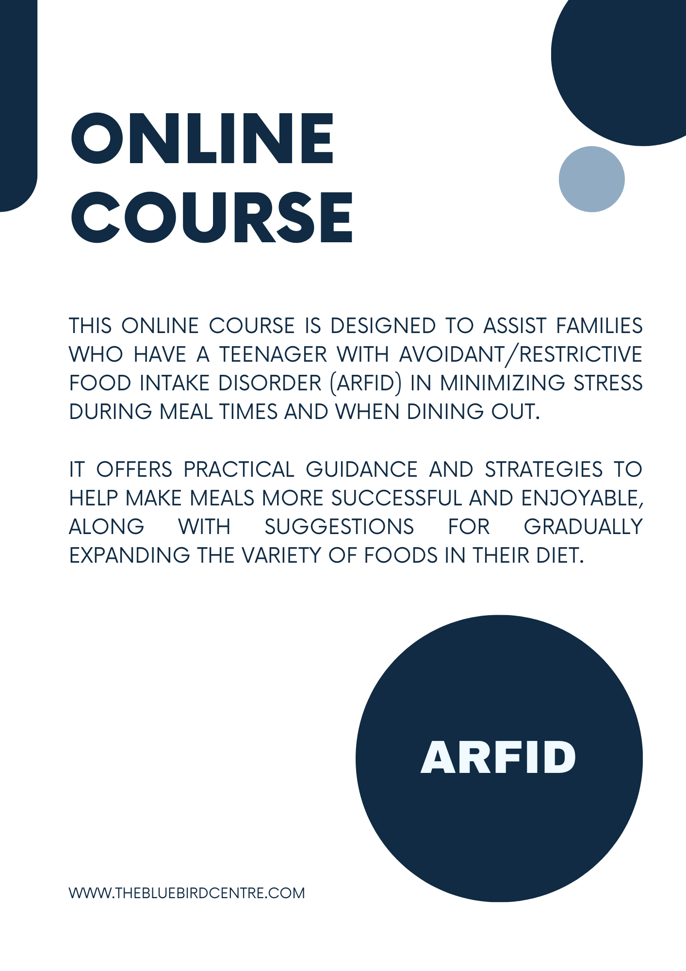 ARFID Meal Planning Guide – The Bluebird Centre