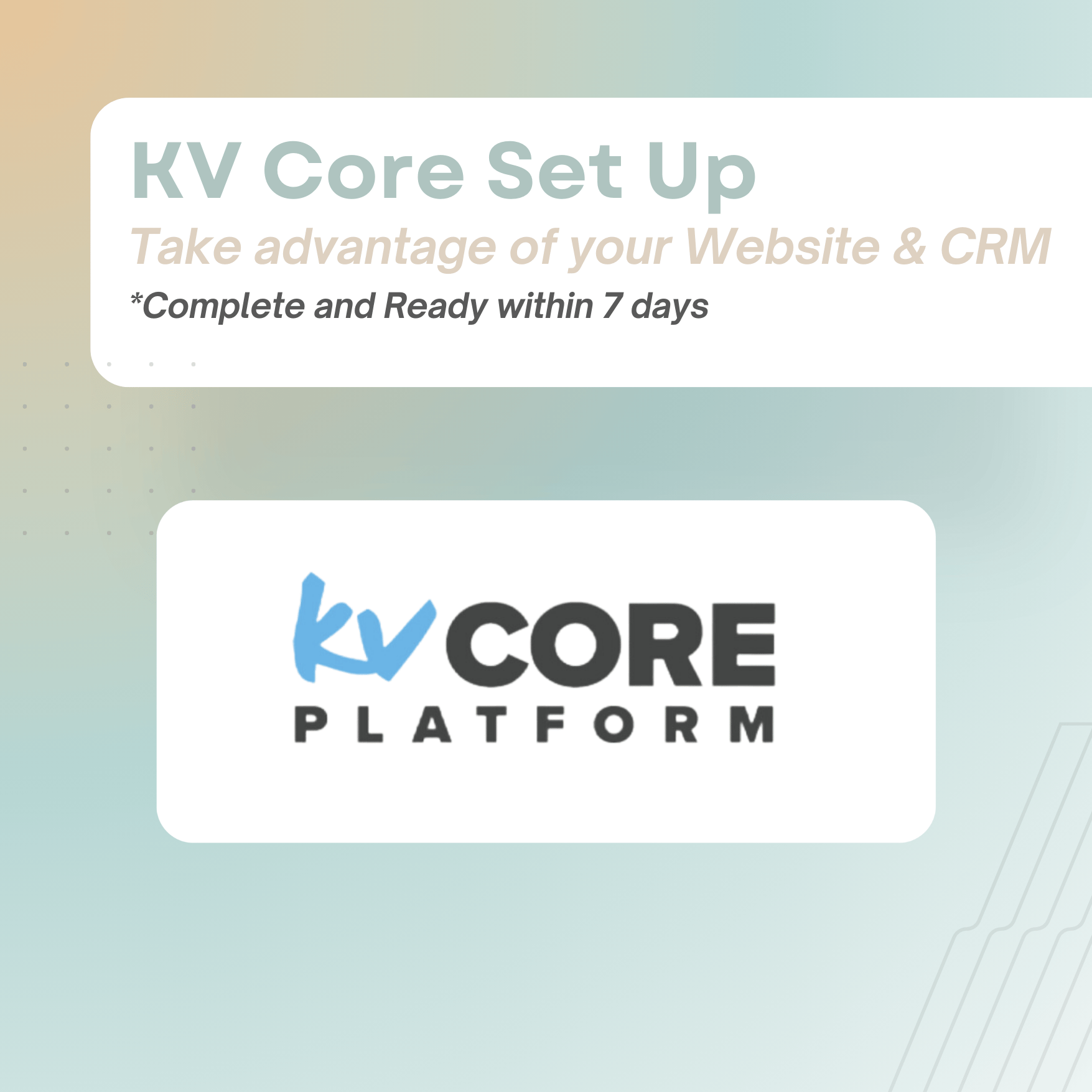 KV Core Set Up – eXp Onboarding