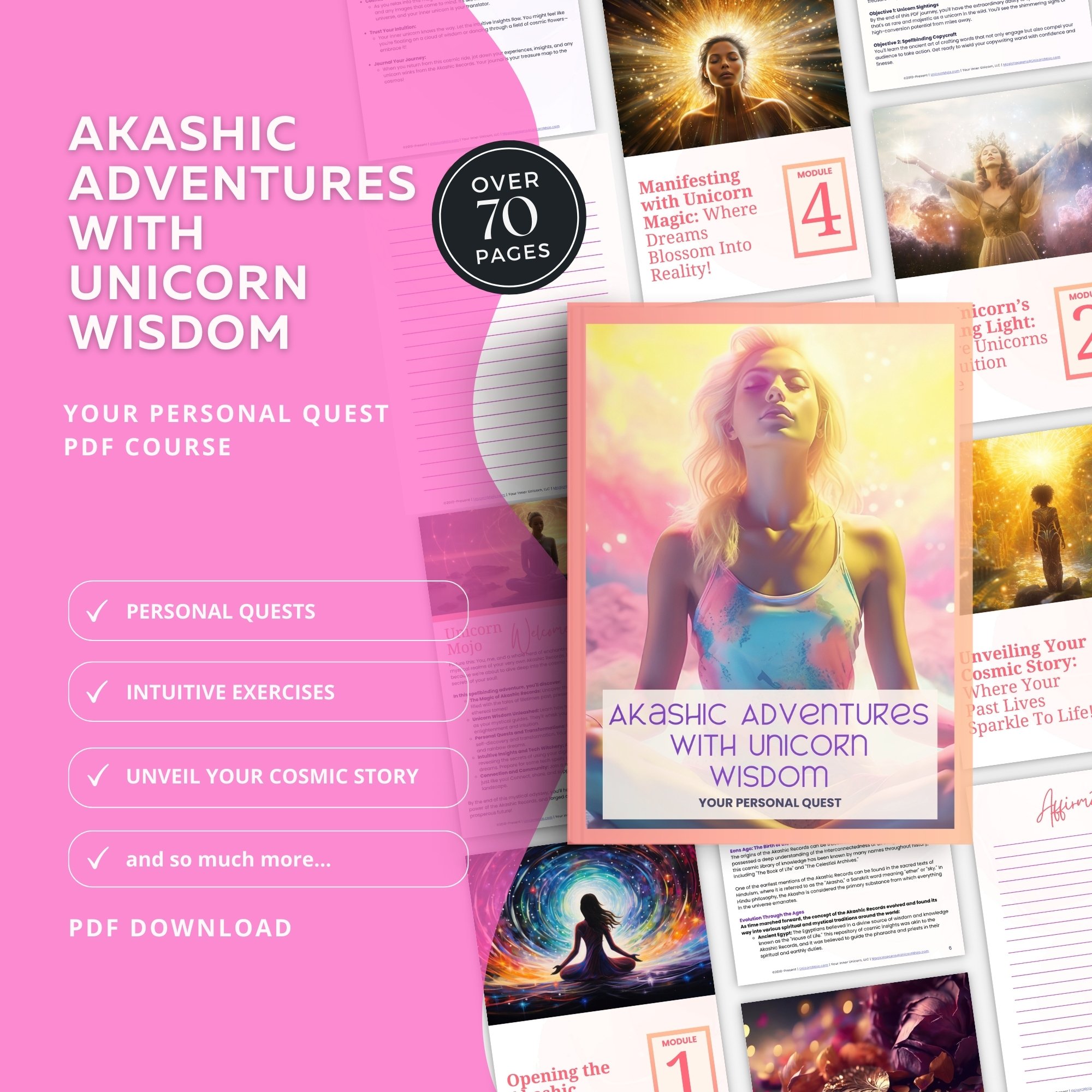 Akashic Adventures with Unicorn Wisdom: Your Personal Quest