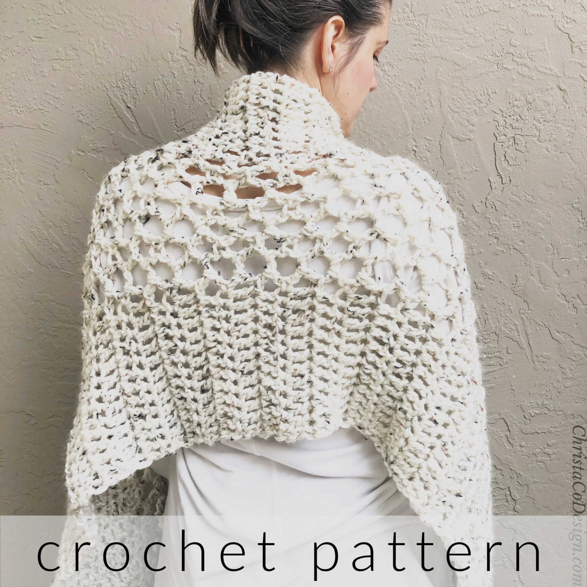 Crochet Pattern Vera Wrap PDF Download – ChristaCoDesign