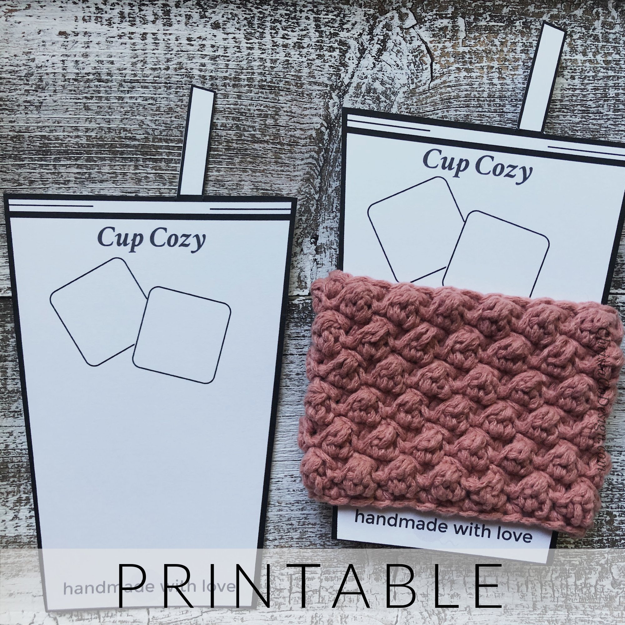 Printable Iced Coffee Cups PDF Download – ChristaCoDesign