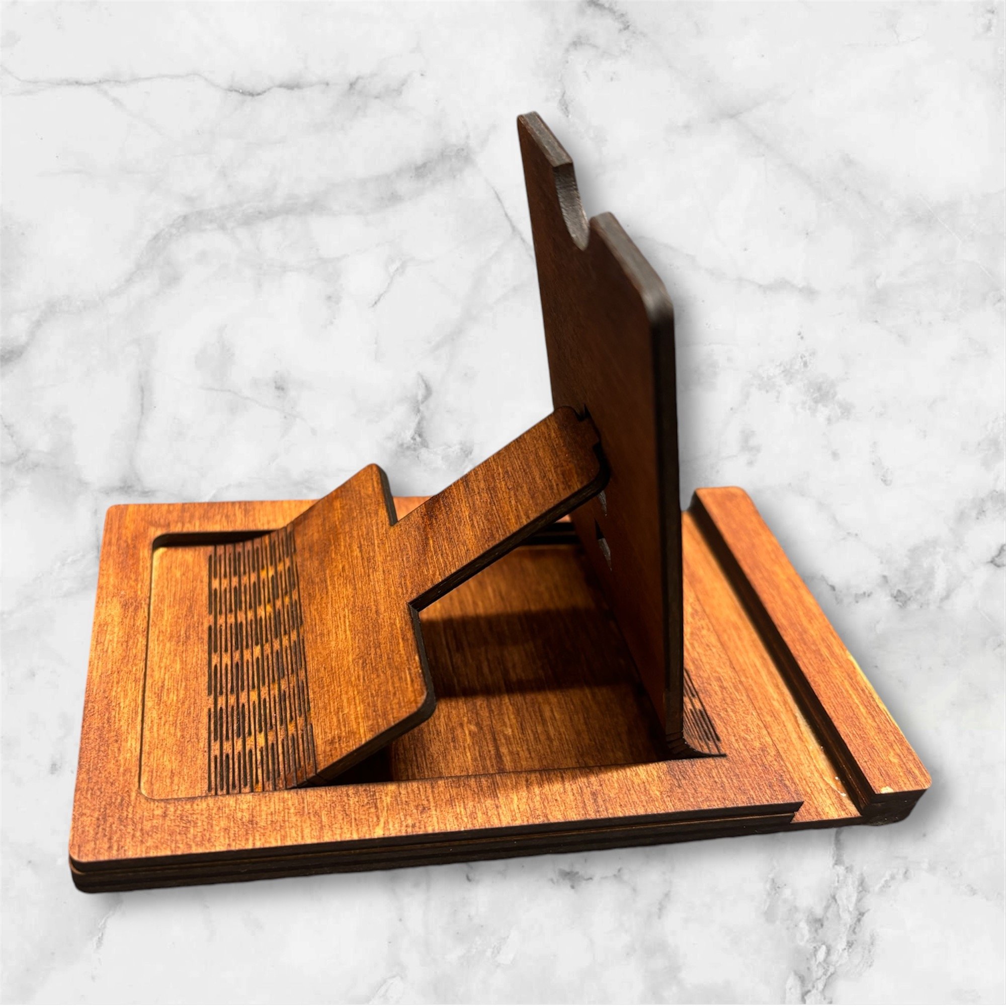 Hinged Phone Stand – LazerWorks