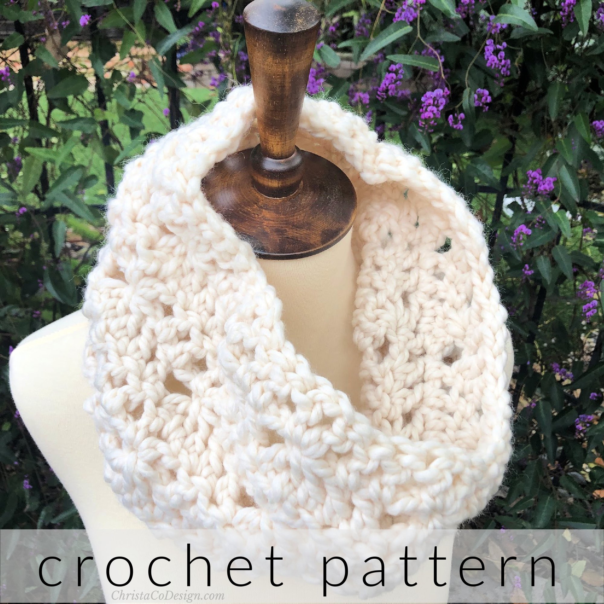 Crochet Pattern Charisma Cowl PDF Download – ChristaCoDesign
