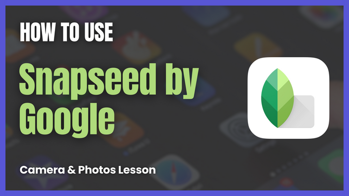 Snapseed Photo Editor by Google – The iPad Man