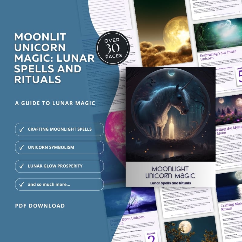 Moonlit Unicorn Magic: Lunar Spells and Rituals