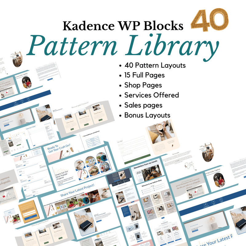 40 Pattern Library – Promo Microsite™