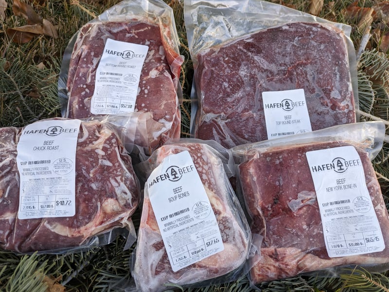 Steak and Roast Package (10 lbs.) – Hafen Beef