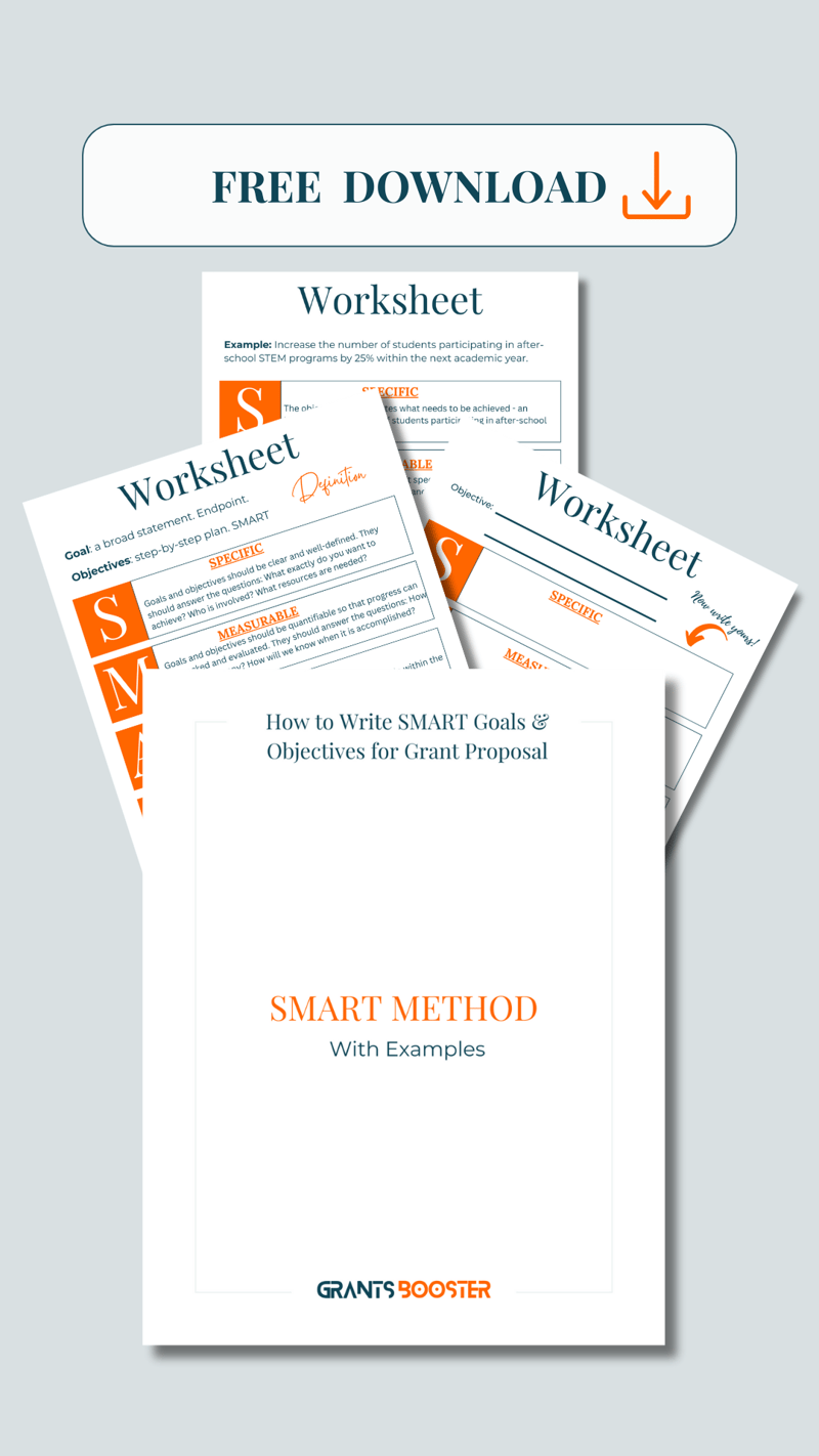 SMART Goals and Objectives – Grant Writing for Beginners