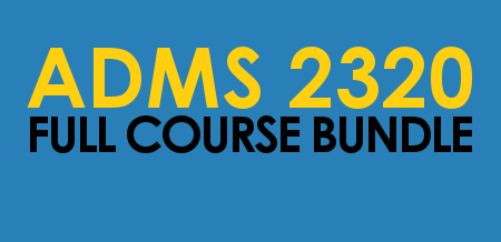 ADMS 2320 – Full Course Bundle – Stats Doesnt Suck