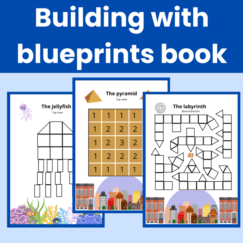 Building blueprints book – Kids Learn Curiously
