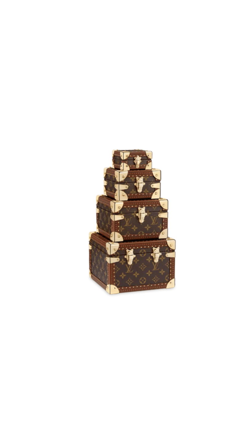 CUSTOM LV PYRAMID MONOGRAM TRUNK SET – Dept Of Customs