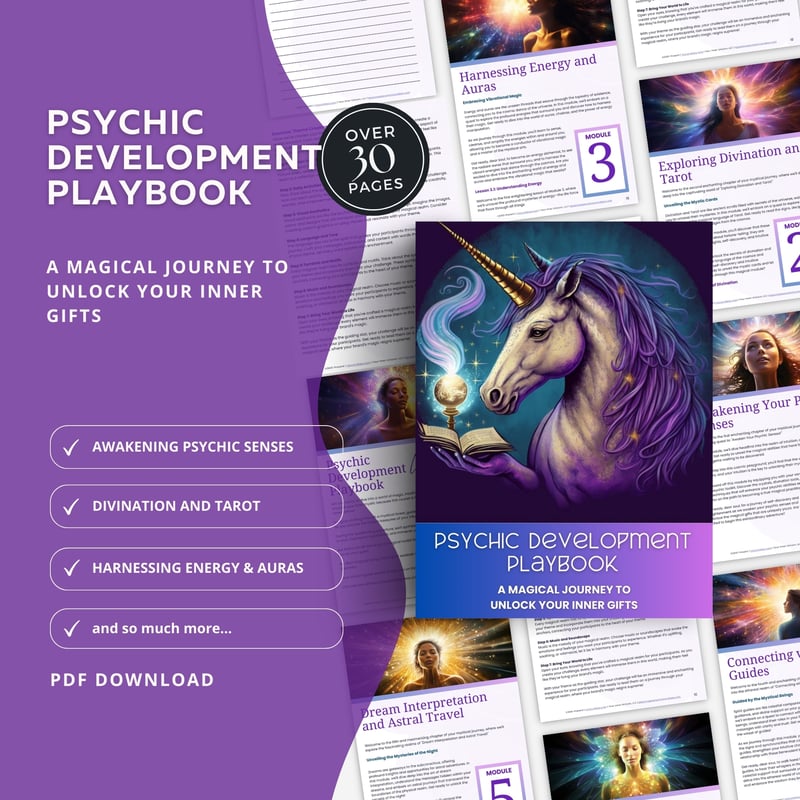 Psychic Development Playbook: A Magical Journey to Unlock Your Inner Gifts