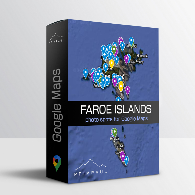 Map – Faroe Islands – primpaul.com