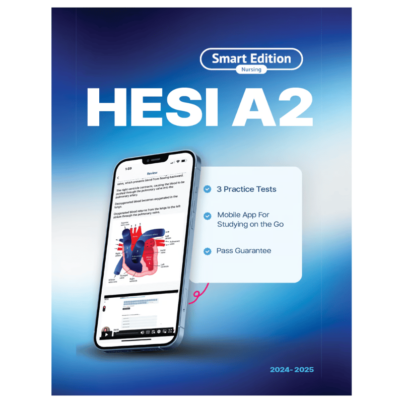 HESI A2 Study Guide Book – Smart Edition Nursing
