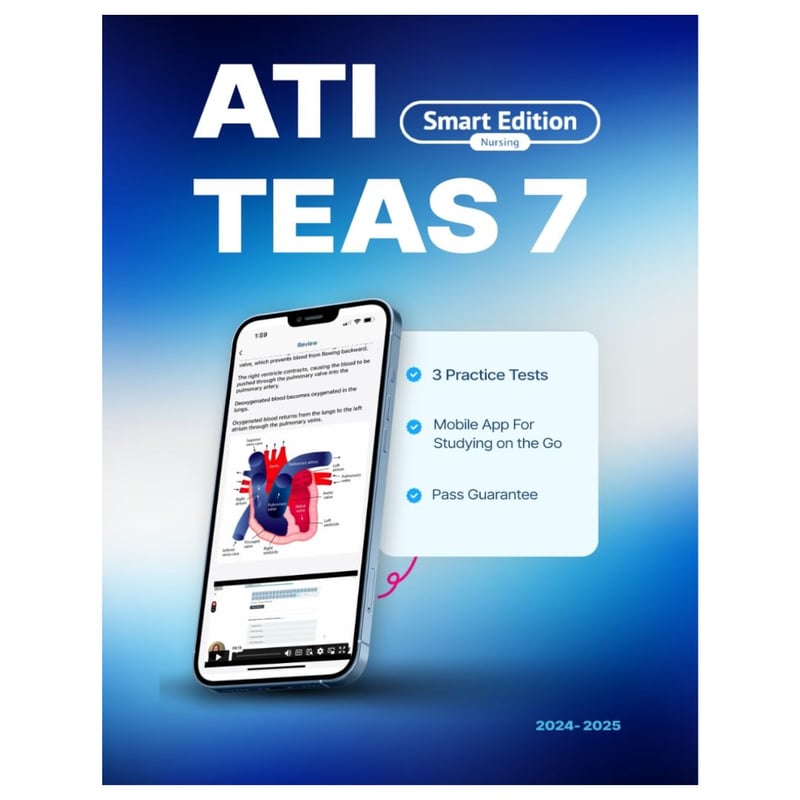 ATI TEAS 7 Study Guide Book – Smart Edition Nursing