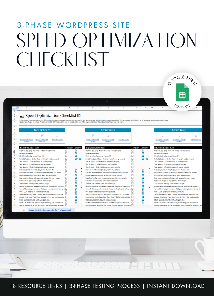 Website Speed Optimization Checklist – Digiality Co.