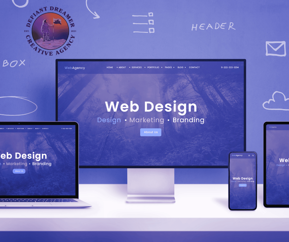 Standard Website Package – Defiant Dreamer Creative Agency