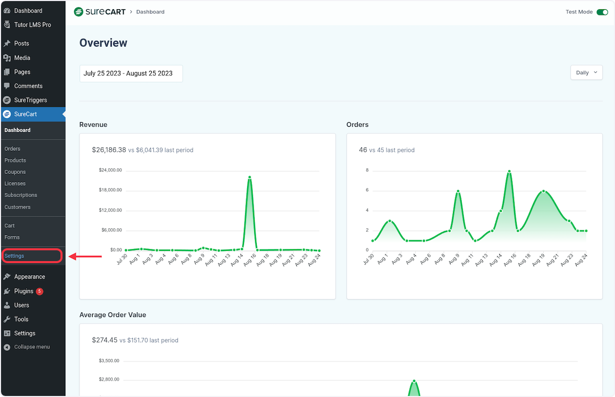 How to Connect Stripe Payment Processor - SureCart