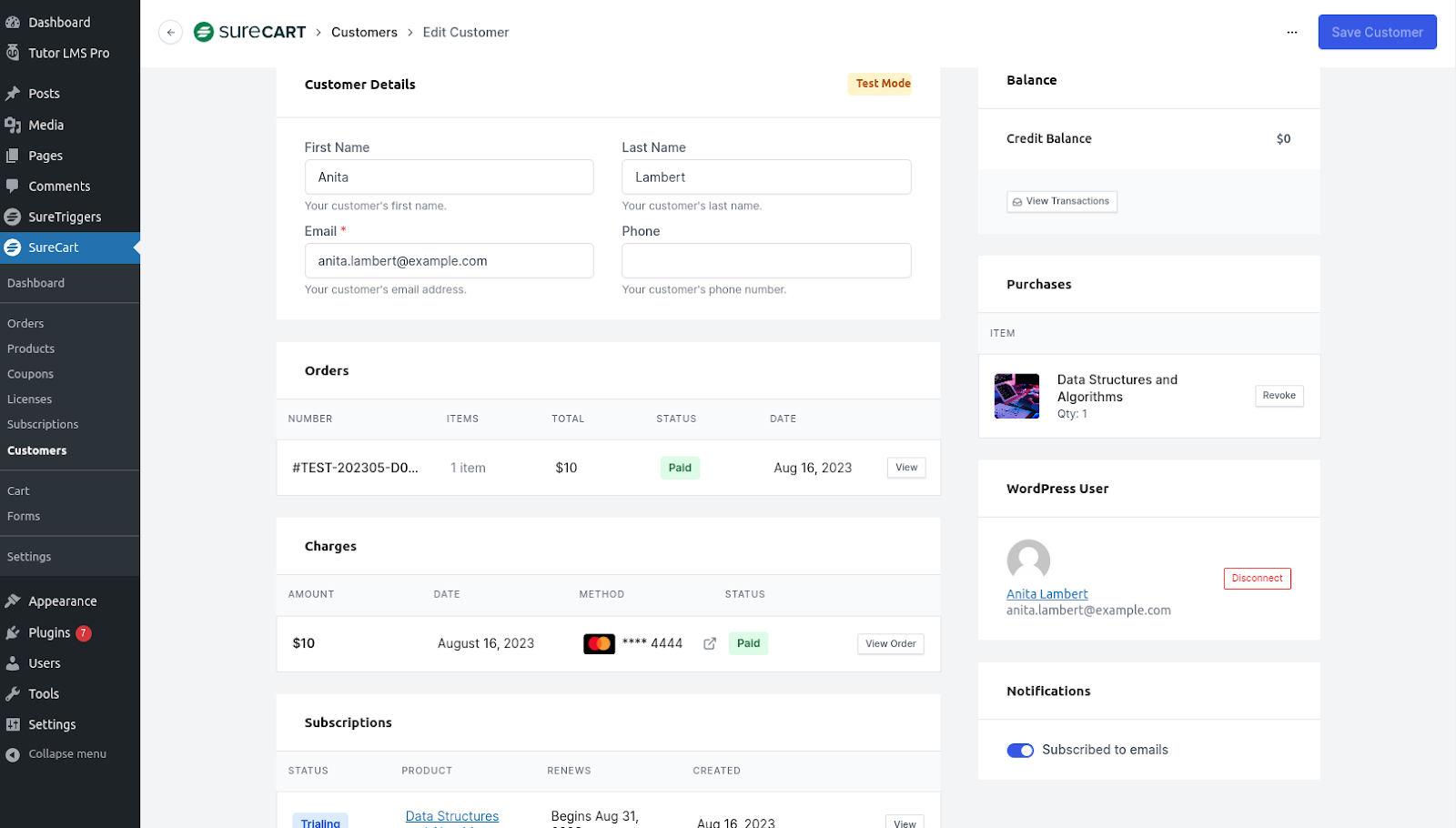 How to Create a SureCart Customer - SureCart