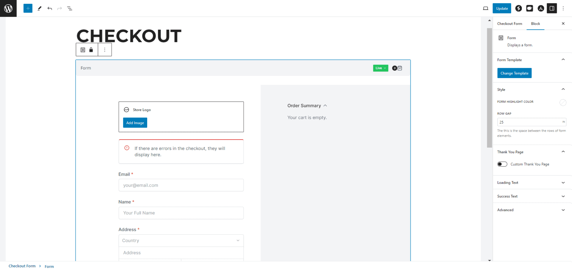 Customize text in order confirmation popup - SureCart
