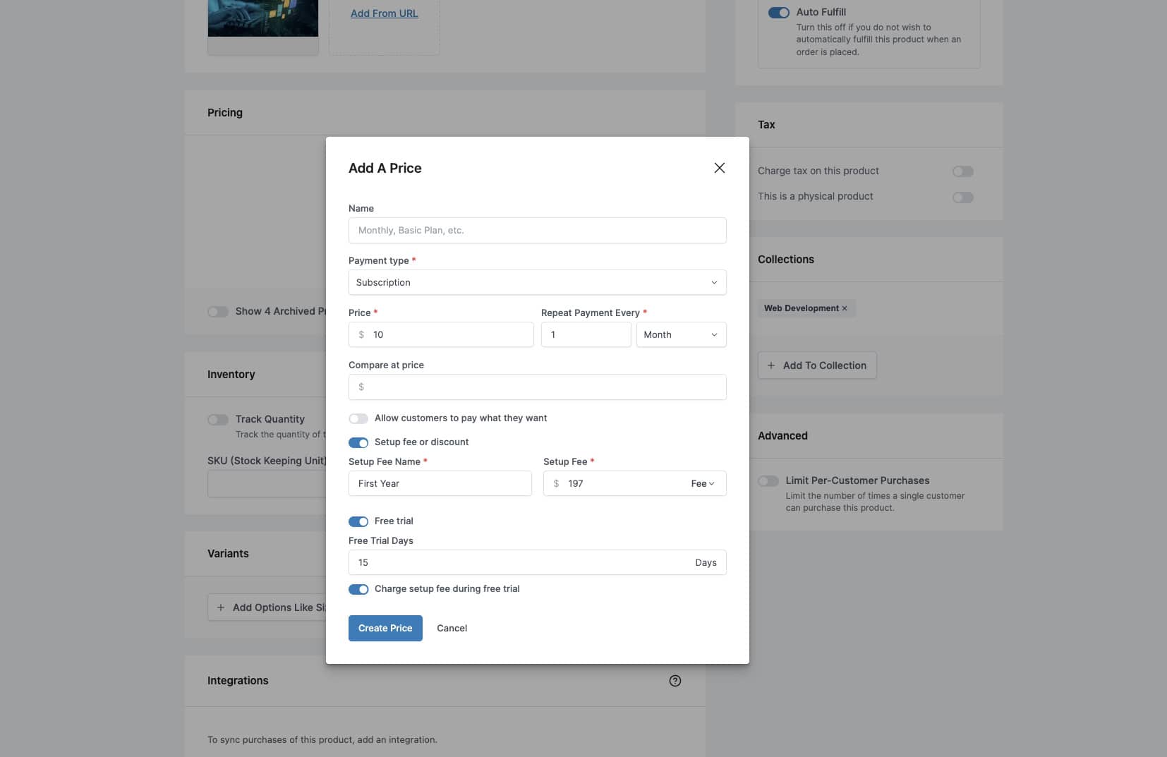 How to Change Subscription From Yearly to Monthly - SureCart