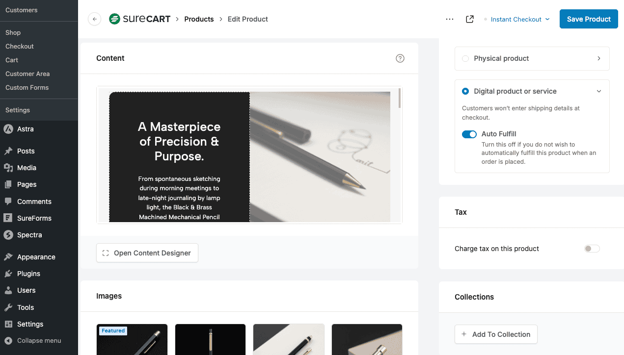 How To Customize Product Content (Long Description) - SureCart